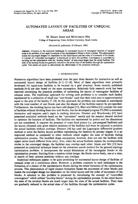 Pdf Automated Layout Of Facilities Of Unequal Areas Dokumen Tips