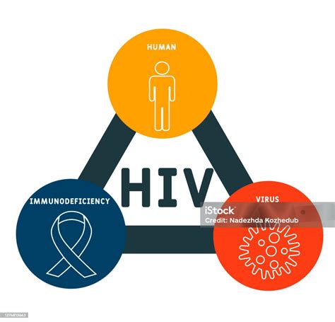 Hiv 인간 면역 결핍 바이러스 약어 의료 개념 배경 건강관리와 의술에 대한 스톡 벡터 아트 및 기타 이미지 건강관리와 의술