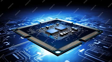 Premium Ai Image Central Microprocessors For A Computer On A