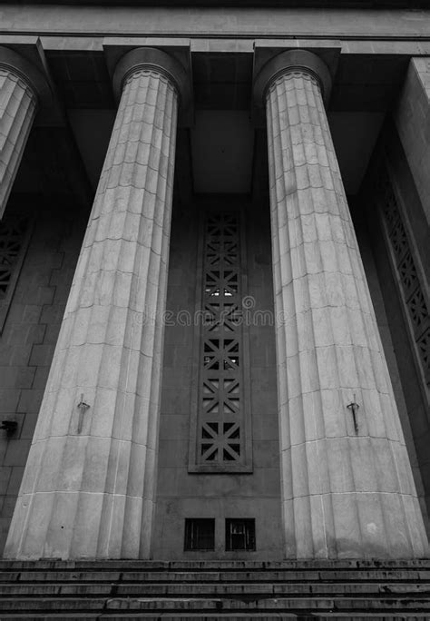 Massive Stone Pillars Stock Image Image Of Pillars Structure 71322729