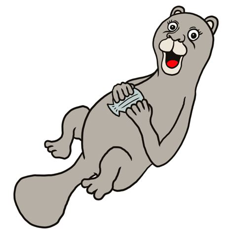 ラッコ のかわいいイラスト ホビヲノエ