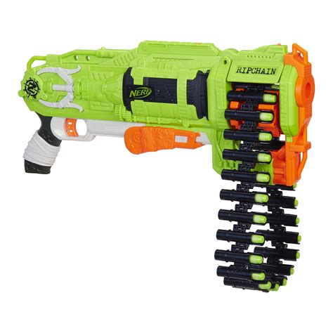 Nerf Zombie Strike Ripchain, Includes 25 Zombie Strike darts - Walmart.com