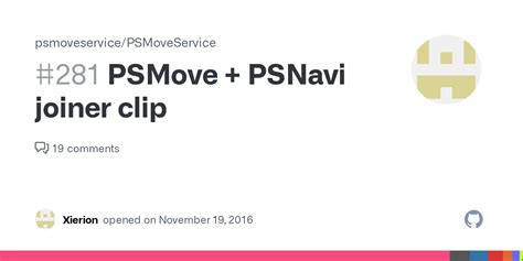 PSMove PSNavi Joiner Clip Issue Psmoveservice PSMoveService GitHub