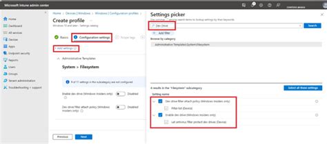 Configure Dev Drive Policy For Enterprise Business Devices Microsoft Learn