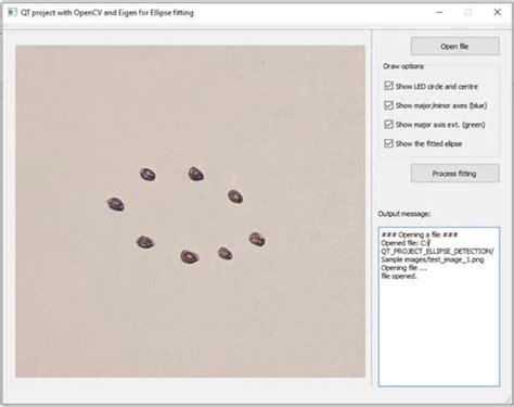 Ellipse Detection And Fitting Software With Qt Eigen And Opencv Libraries Etsy En 2024