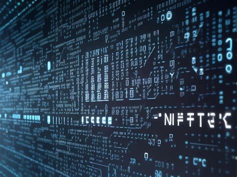 Premium Ai Image Binary Brilliance 3d Rendered Digital Matrix Code