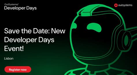 Save The Date Developer Days Event Lisbon Portugal The Low Code Show