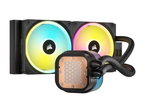 Corsair Icue Link H100i Closed Loop Aio Black Liquid Cpu Cooler Cpu Coolers Dreamware Technology
