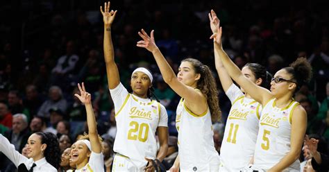 At The Top Notre Dame Womens Basketball Reaches No 1 In Ap Top 25