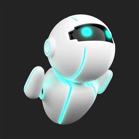 Premium Photo 3d Friendly Cute Robot Virtual Smart Assistant Bot Chatbot Mascot Ai Artificial