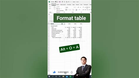 How To Auto Format In Excel Excel Exceltips Excelacademy