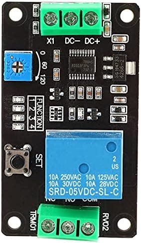 DC V V V Delay Timer Relay Self Locking Delay On Off Time Switch Super Timer DC V