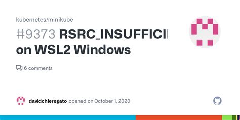 Rsrcinsufficientcores On Wsl2 Windows · Issue 9373 · Kubernetes