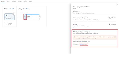 Azure Devops A Release Pipeline Is Queued With Multiple Agents Idle Stack Overflow