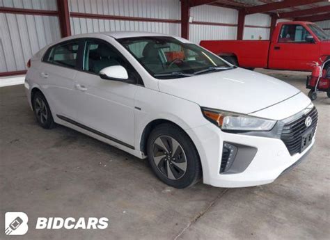 2017 Hyundai Ioniq Hybrid Sel Kmhc75lc7hu046565 Bid History Bidcars