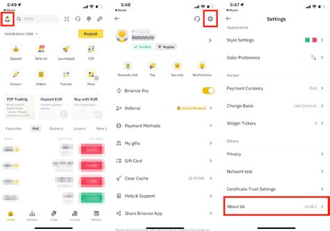 How To Use The Pro Version On The Binance App To Buy And Sell Crypto Binance App Binance App