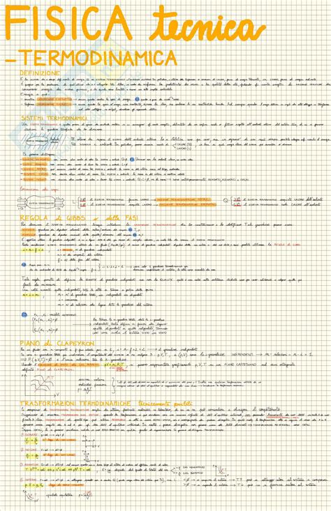 Appunti Presi A Lezione Di Fisica Tecnica