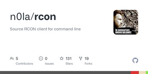 GitHub N0la Rcon Source RCON Client For Command Line