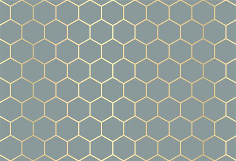 추상 육각 형 패턴 배경입니다 골든 라인 벡터 그림입니다 검정색 배경에 대한 스톡 벡터 아트 및 기타 이미지 검정색 배경