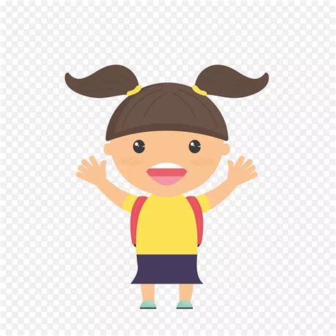 背着书包的儿童矢量图png图片素材下载图片编号7630253 Png素材网