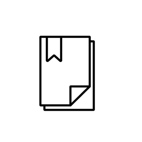 Premium Vector Outline Document File Icon