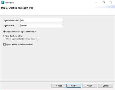1 Creating Agent Types Anylogic Help