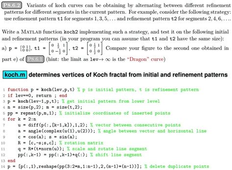 P862 Variants Of Koch Curves Can Be Obtained By Alternating Between Different Refinement