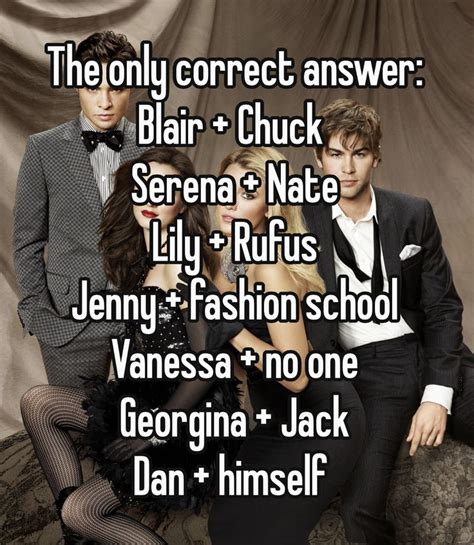 Gossipgirl Whisper Real Serenavanderwoodsen Serena Blair Nate Natearchibald Chuck