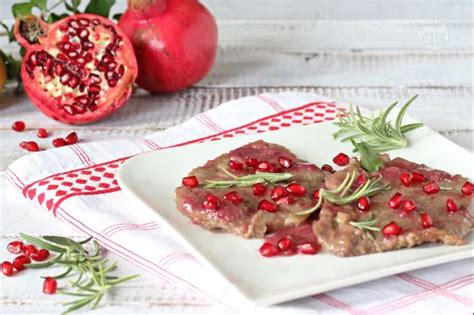 Veal Scaloppine With Pomegranate Italian Recipes By Giallozafferano