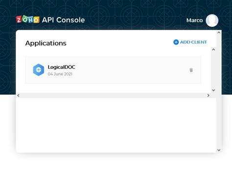 Configuring Zoho API LogicalDOC Documentation
