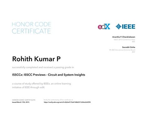 Ieee Certificate Ppt