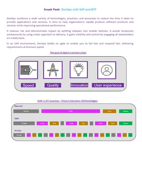 Devops Sap And Btp Pdf Computer Science Technology Development