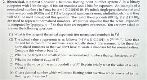 Solved 2 Theoretical 6 Points Consider A Fictitious