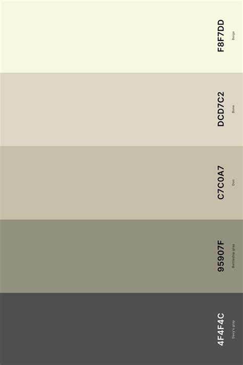 25 Best Cream Color Palettes With Names And Hex Codes Artofit