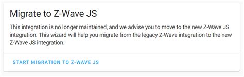 Switching From Zwave 14 Deprecated To Zwave Js Ui Formerly