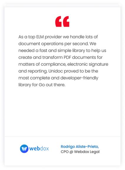 Unidoc Comprehensive Pdf And Office Libraries In Pure Go