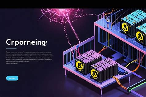 Cryptocurrency Mining Conceptual Design Premium Ai Generated Image