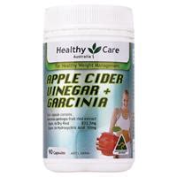 Healthy Care Apple Cider Vinegar Garcinia 90 Capsules Black Box