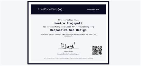 Monica Prajapati On Linkedin Freecodecamp Responsivewebdesign Cssflexbox Cssanimation Cssgrid
