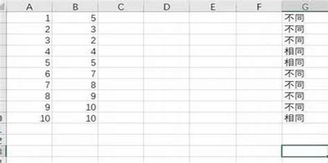 利用EXCEL实现A列与B列数据的对比 新知