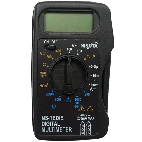 Tester Multimetro Digital Nisuta Ns Tedie