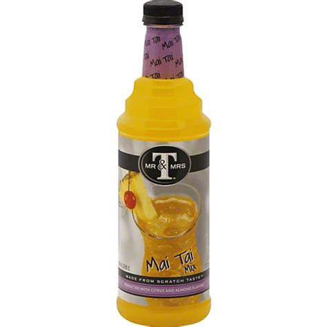 Mr And Mrs T Mai Tai Mix Juice And Lemonade Spk Grocery