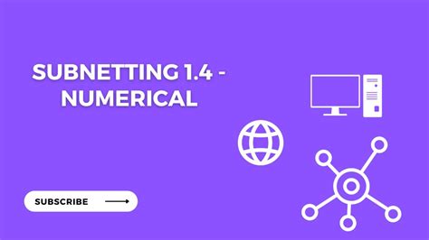 Subnetting 1 4 NUMERICAL YouTube