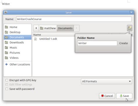 LibreOffice Writer Toolbars Copy Paste Save Page Breaks