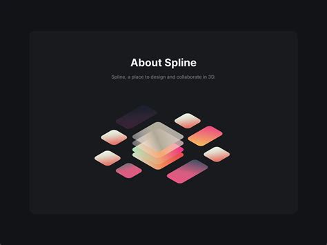 Spline Website Ui Design Exploration Behance