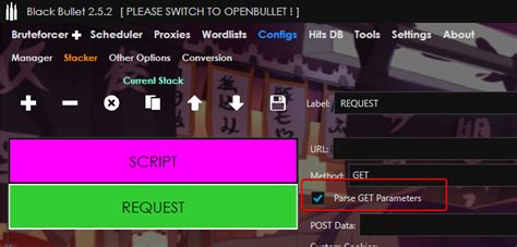 Parse Get Parameters Missing In OpenBullet Issue 4 Openbullet