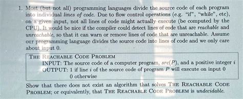 solved most but not all programming languages divide the source code