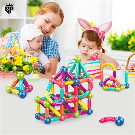 Magnetic Building Block Rod 98 Pcs In Pakistan