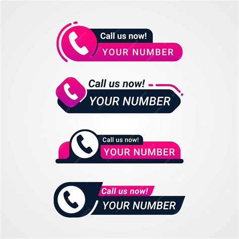 Premium Vector Call Us Now Button