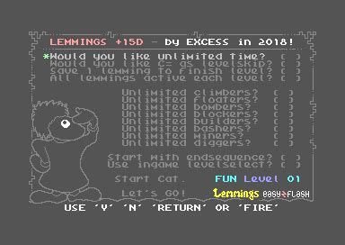 Lemmings 15DF EasyFlash Commodore 64 Vintage Is The New Old